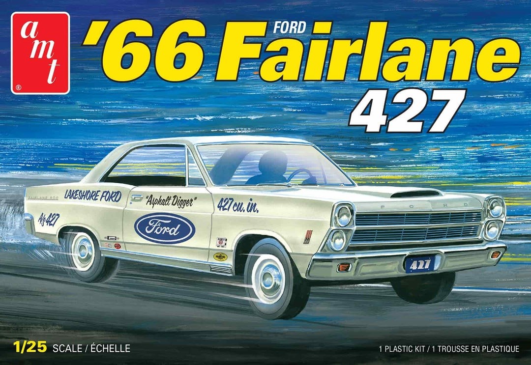 AMT 1966 Ford Fairlane 427 1/25 Scale Model Kit