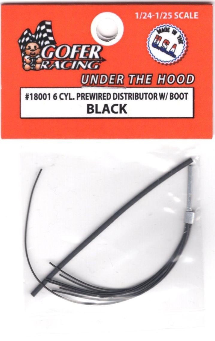 Gofer Racing Pre-wired Distributor with Boot - Black