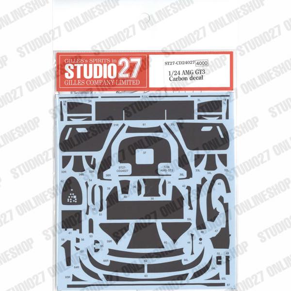 Studio27 AMG GT3 Carbon decal for TAMIYA