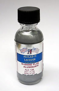 Alclad II Hi-Shine Plus Aluminum Lacquer - 1oz