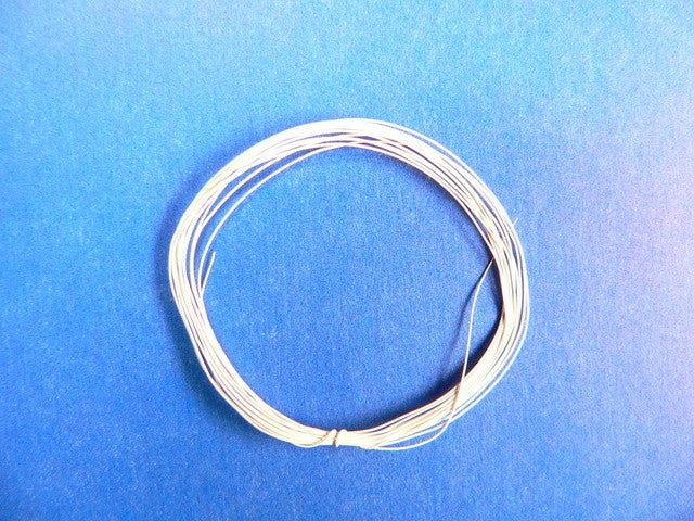 Hobby Design Wire - 1/24-1/25 Scale 2ft. Detail Wire White (.0075" Dia