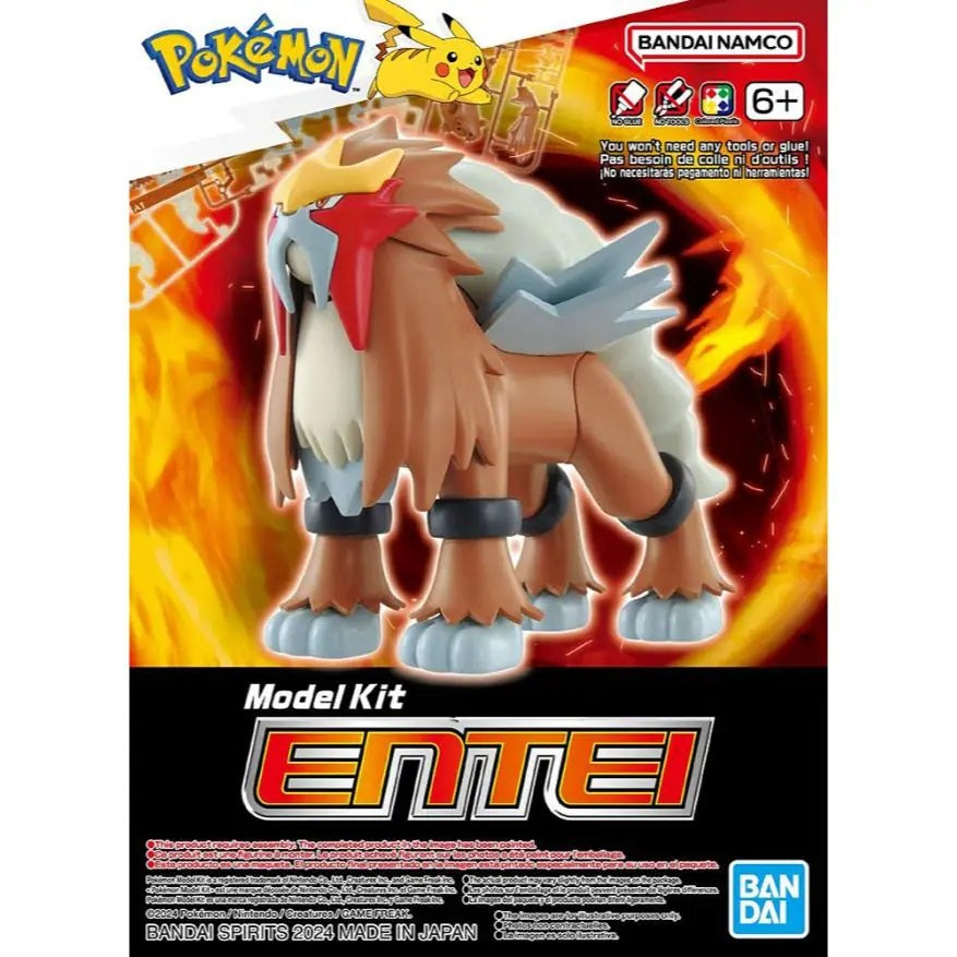Bandai Entei Pokemon Quick Model Kit