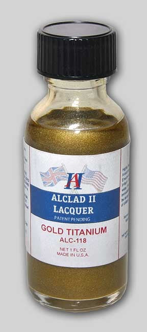 Alclad II Gold Titanium Lacquer - 1oz